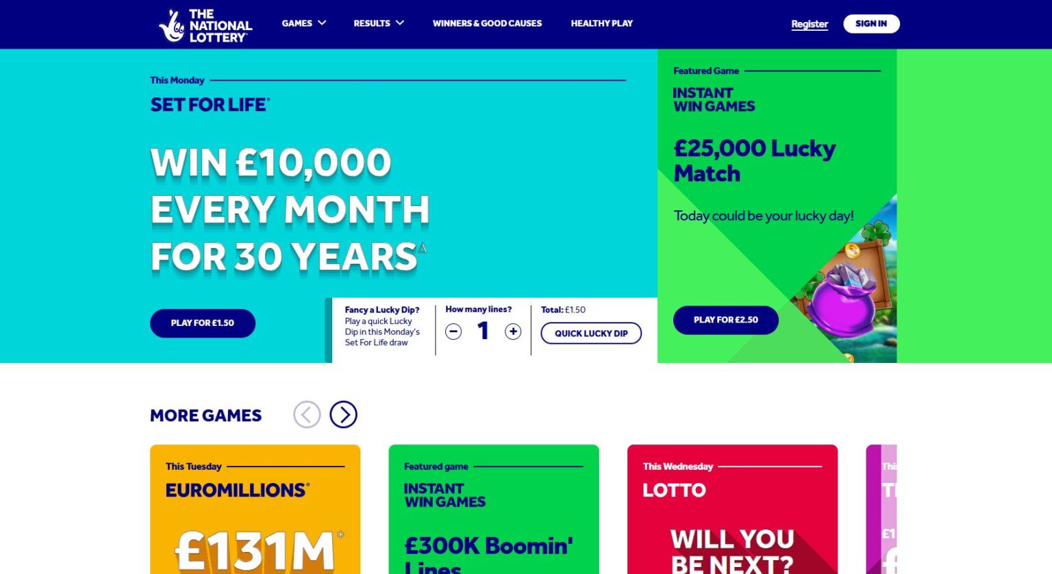 UK National Lotteries | E-Lotto.co.uk